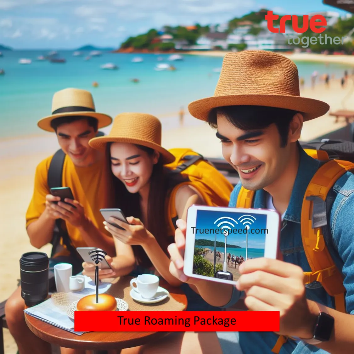 True Roaming สมัครเปิดใช้บริการแพ็กเกจเสริม แบบง่ายๆเพียงแค่คลิก